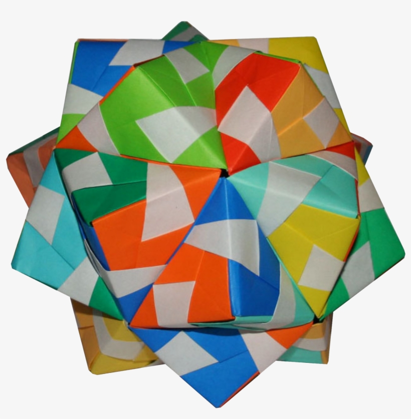 Triambic Icosahedron With Sonobe Units Folding Instructions - Sonobe ...