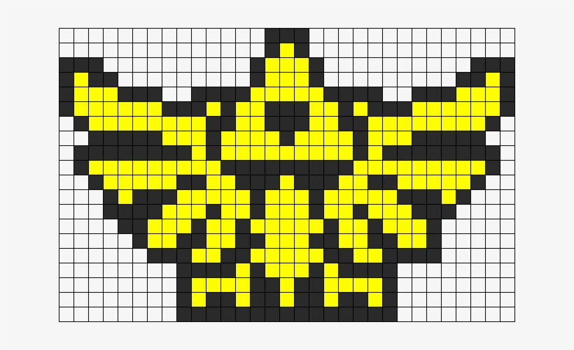 Small Hyrule Crest Perler Bead Pattern / Bead Sprite - Pixel Art Legend ...