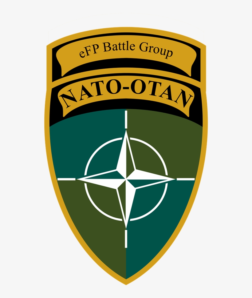 Nato Efp Battle Groups Shoulder Badge - Enhanced Forward Presence Logo ...