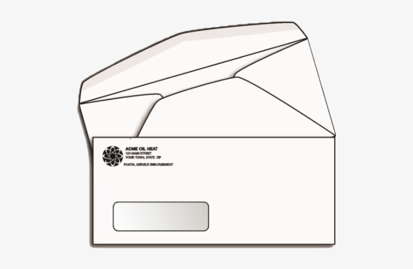 #10 Window Envelope 24 Lbs - Envelope - Free Transparent PNG Download ...