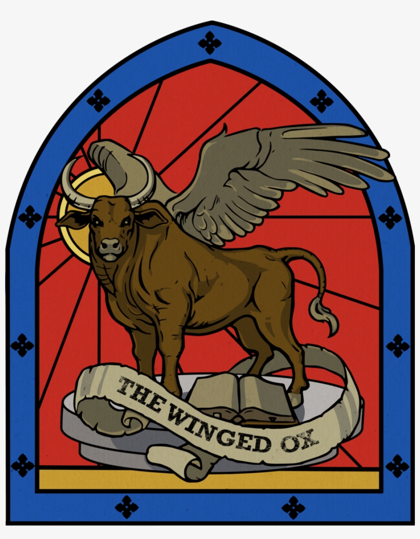 Winged Ox Clipart Saint Luke's & The Winged Ox Clip - Clipart Winged Ox - Free Transparent PNG ...