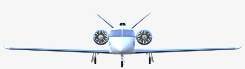 Zunum 2022 Aircraft Front View With Gear - Monoplane - Free Transparent ...
