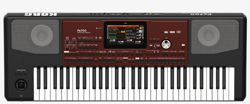 Pa700 Top View - Korg Pa 700 Oriental - Free Transparent PNG Download ...