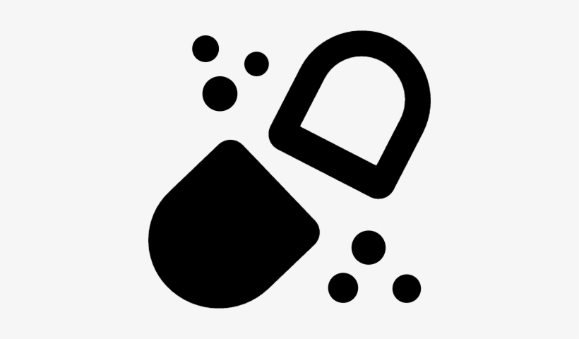 Open Pill Vector - Open Pill Icon - Free Transparent PNG Download - PNGkey