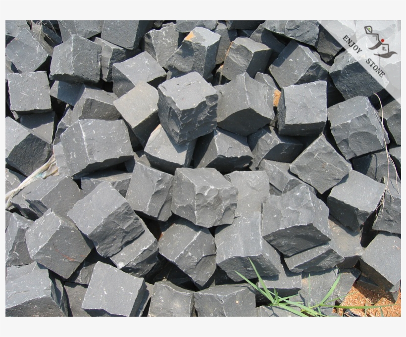 All Natural Basalt Stone Rubiks Cube Stone/walkway - Free Transparent ...
