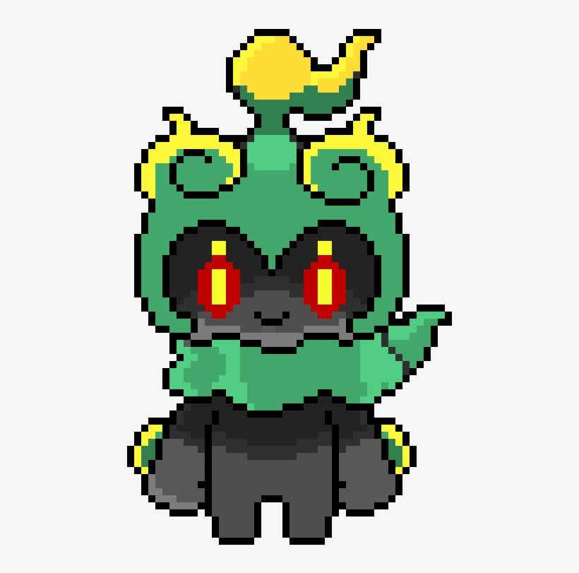 Marshadow - Pixel Art Pokemon Marshadow - Free Transparent PNG Download ...