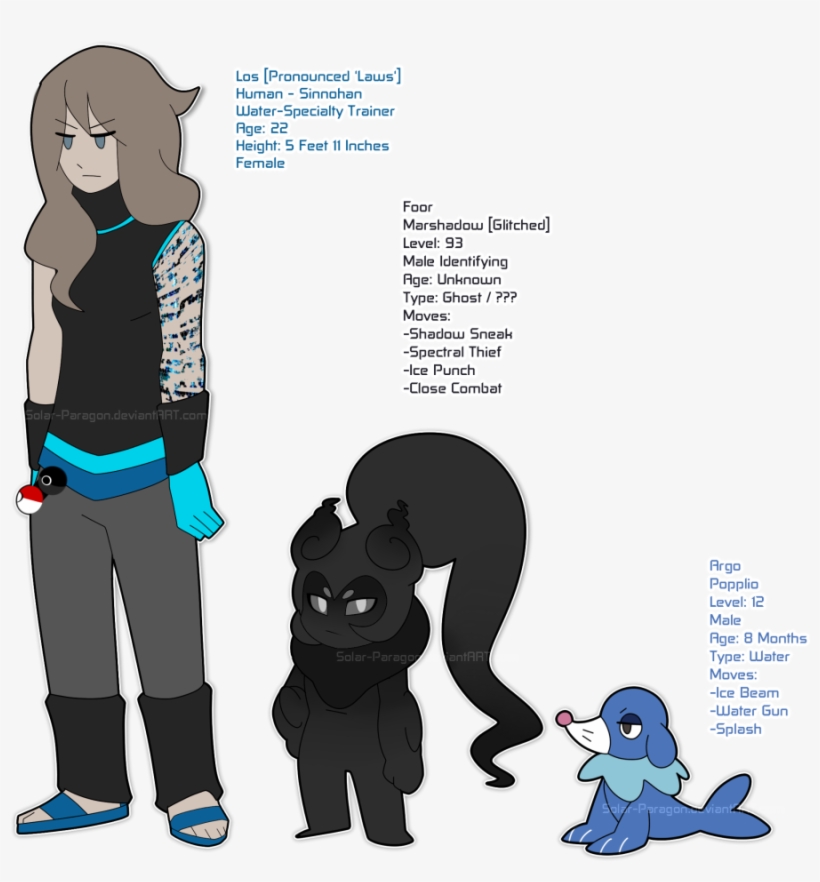 I've Doodled Los, In More Alolan-like Attire, With - Cartoon - Free ...