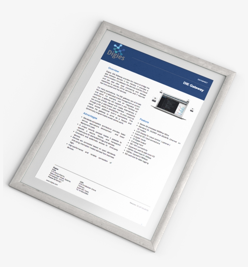 Consumer Software Datasheet Template - Website Wireframe - Free ...