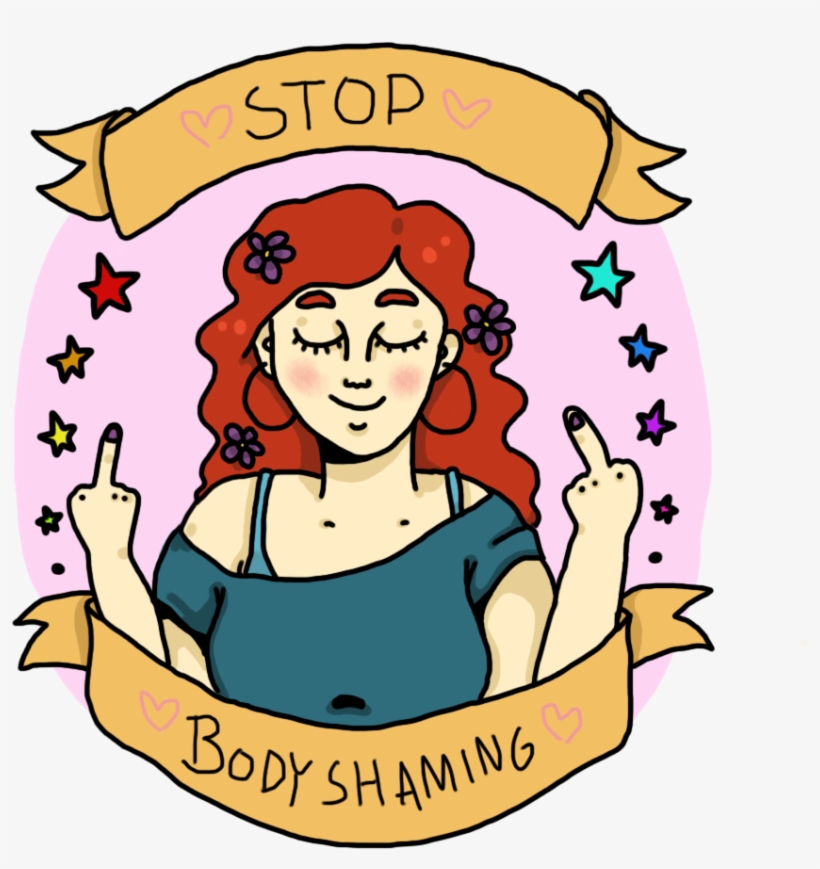 Stop Body Shaming - Stop Bodyshaming - Free Transparent PNG Download - PNGkey