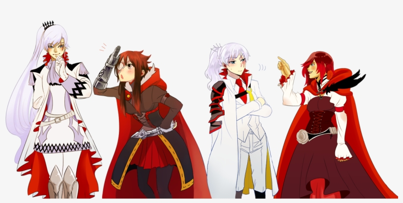 Future, Rose, And Ruby Image - Ruby Rose Rwby Au - Free Transparent PNG ...