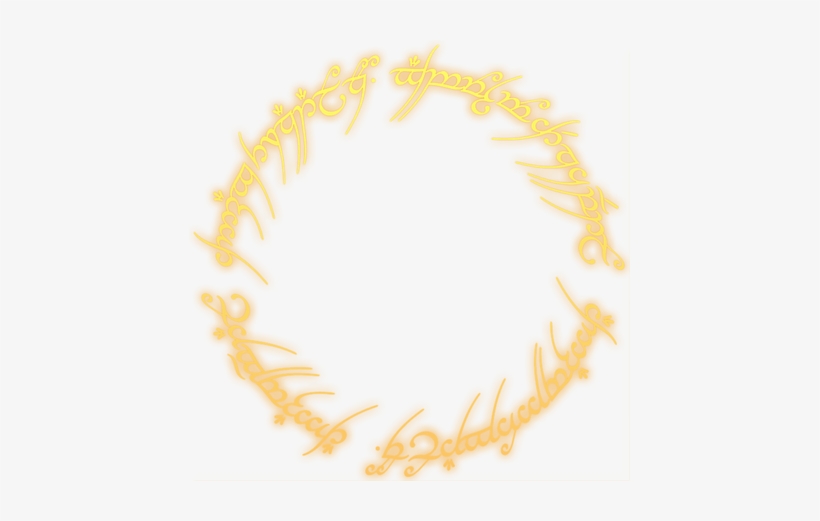 The One Ring - Border - Free Transparent PNG Download - PNGkey