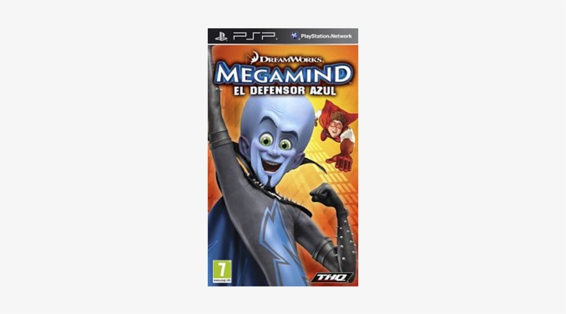 10022-megamind El Defensor Azul Psp - Megamind Psp - Free Transparent ...