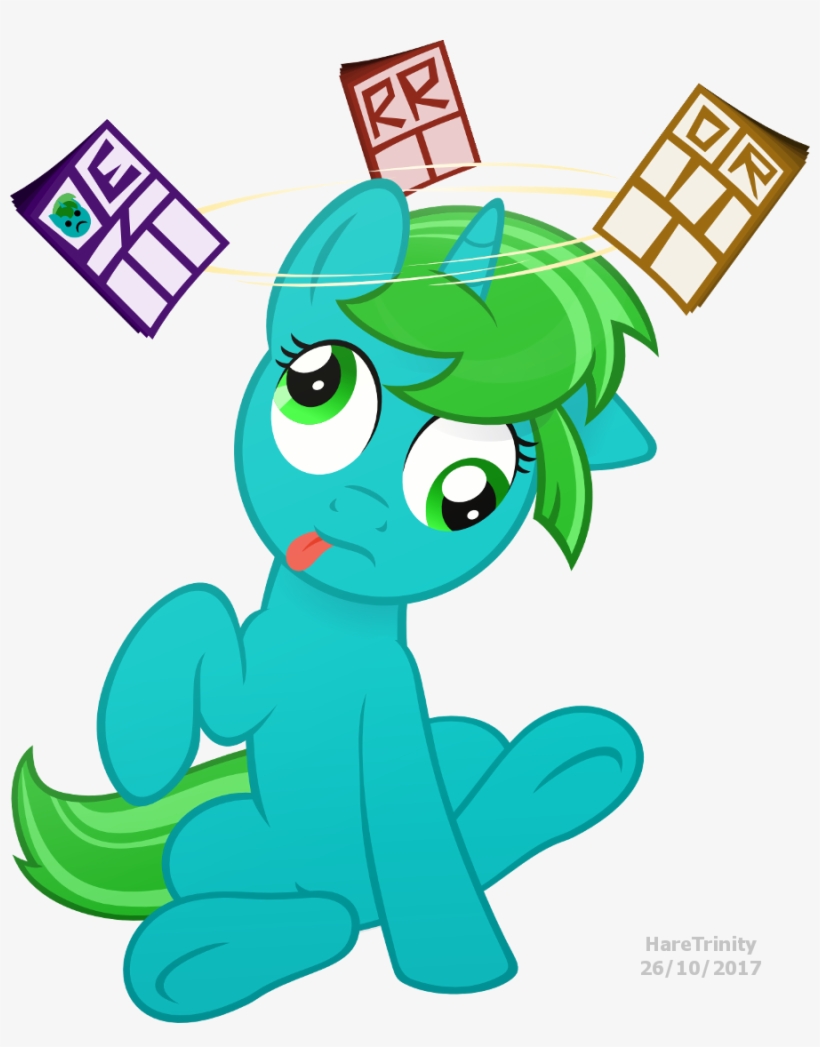 Haretrinity, Derp, Dizzy, Female, Mare, Oc, Oc Only, - Cartoon - Free ...