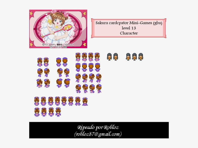 Qsavd ] - Sakura Card Captor Sprite - Free Transparent PNG Download - PNGkey