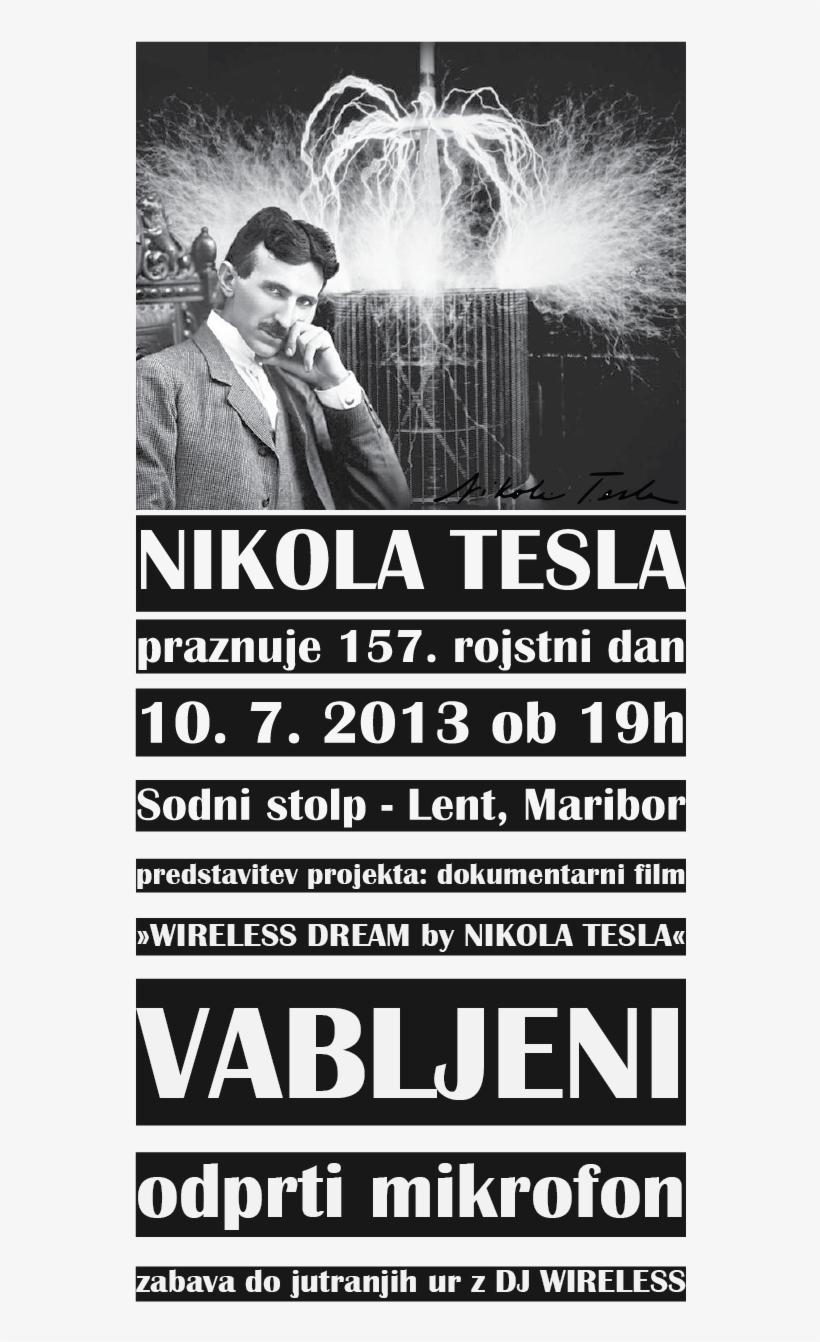 Tesla Bd 2-01 - Nikola Tesla - Free Transparent PNG Download - PNGkey