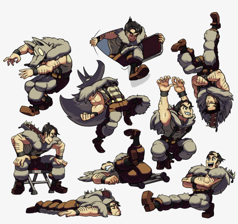 Block - - Beowulf Sprites Skullgirls Beowulf Png - Free Transparent PNG ...