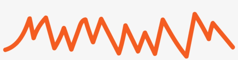 Jagged Line Orange - Portable Network Graphics - Free Transparent PNG ...
