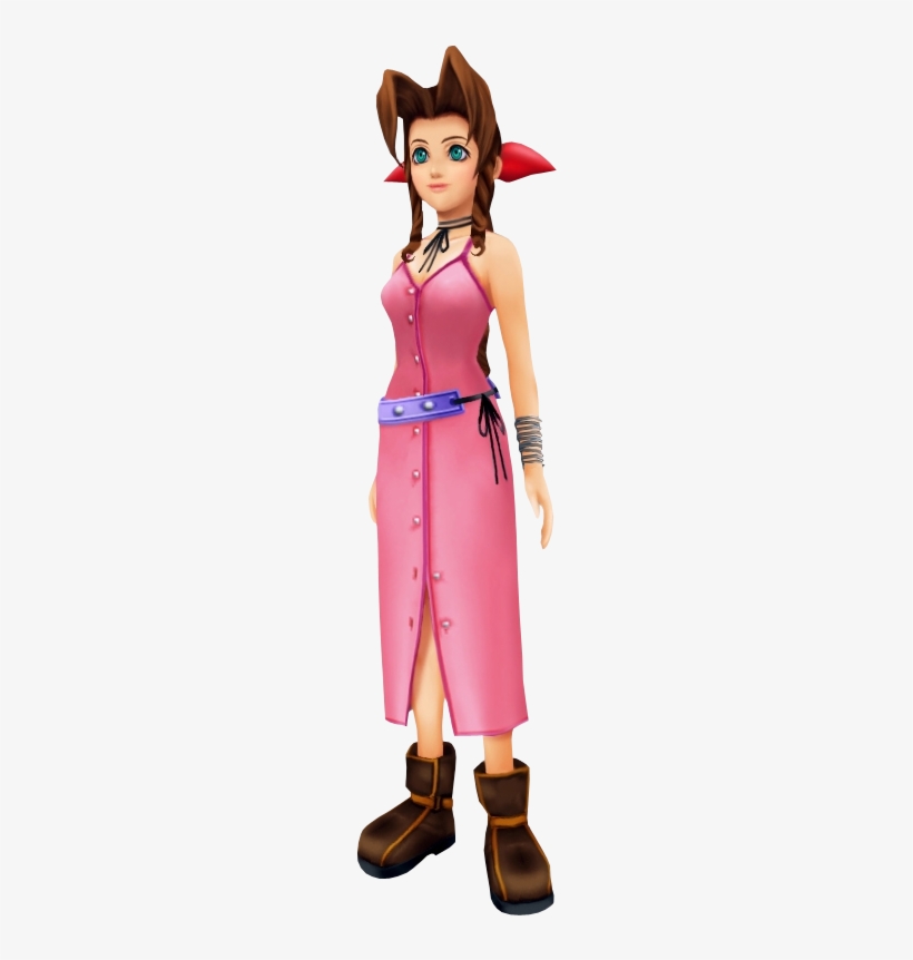 Character04 - Aerith - Kingdom Hearts Aerith Png - Free Transparent PNG ...