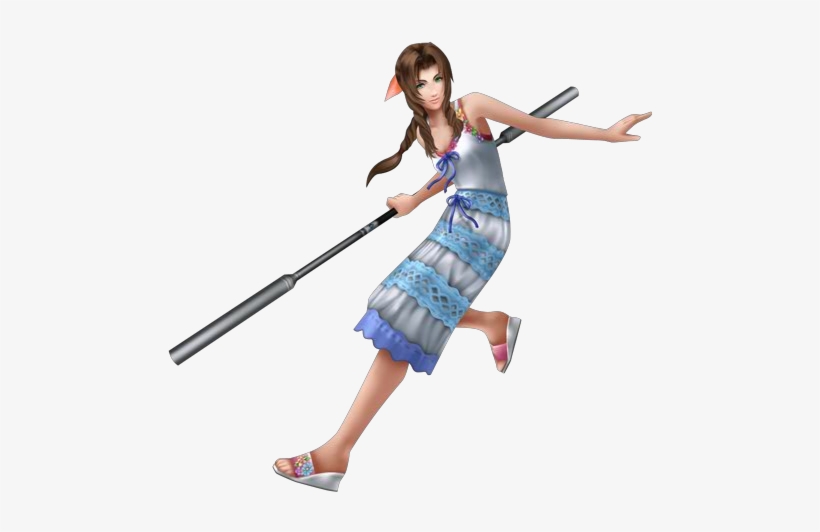 Aerith-dissidiaalt2 - Ff7 Crisis Core Aerith - Free Transparent PNG ...