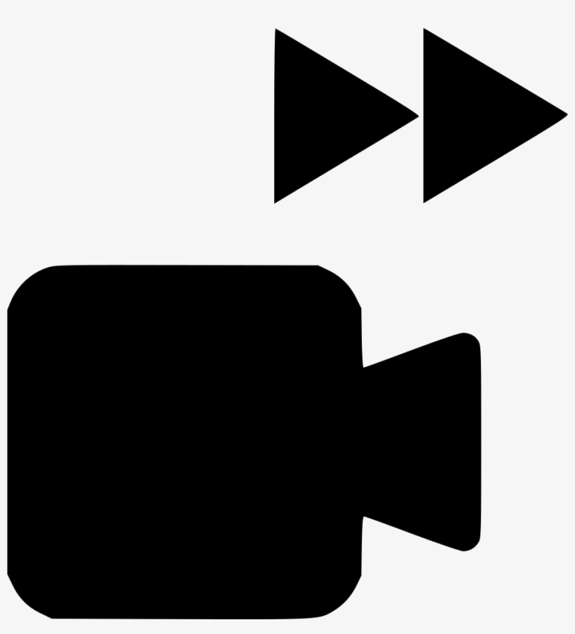 Camera Fast Forward - Black - Free Transparent PNG Download - PNGkey
