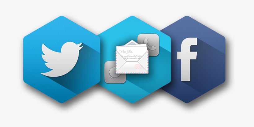 Contact - Icon Social Long Shadow - Free Transparent PNG Download - PNGkey