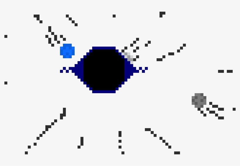 Black Hole - Pixel Art - Free Transparent PNG Download - PNGkey