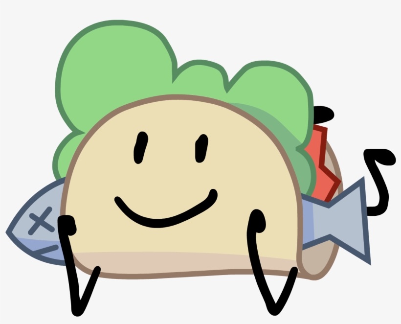 Taco Sitting - Bfb Taco - Free Transparent PNG Download - PNGkey