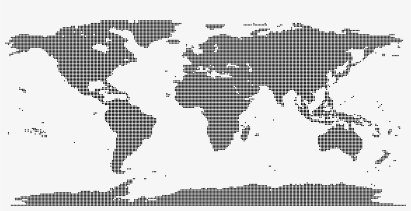 This Free Icons Png Design Of World Map Dots - Free Transparent PNG ...