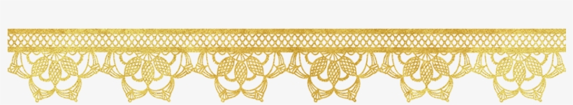 Gold Lace Border Png - Free Transparent PNG Download - PNGkey