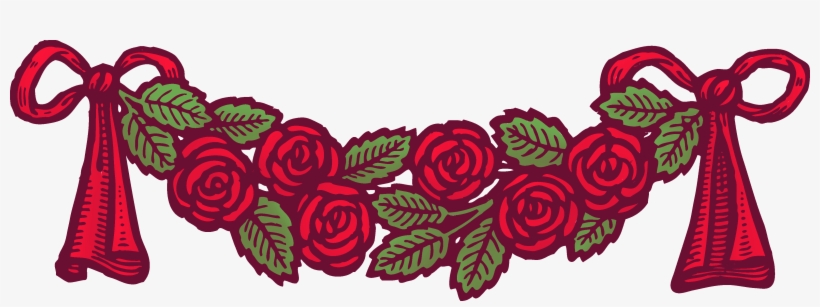 Rose Clipart Banner - Rose Banner Transparent - Free Transparent PNG ...