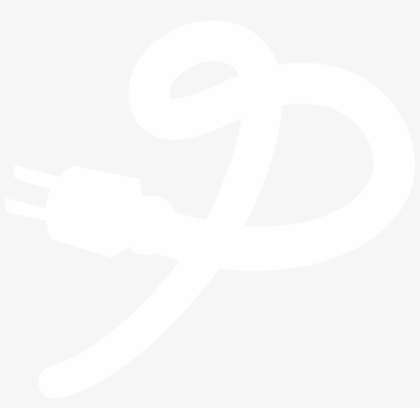 Music - Plug Logo White - Free Transparent PNG Download - PNGkey