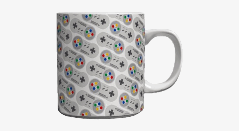 1 Of - Nintendo Snes Controller Mug - Free Transparent PNG Download ...