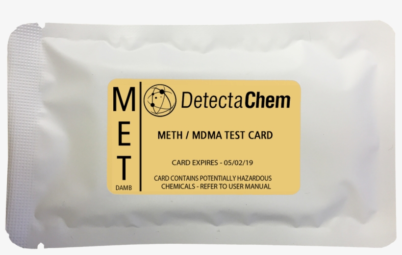 Meth/mdma Detection Card - Methamphetamine - Free Transparent PNG ...
