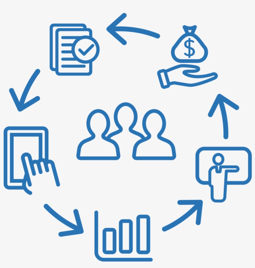 Organizational Development Icon-blue - Free Transparent PNG Download ...