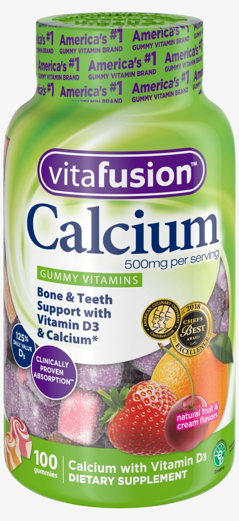 Vitafusion Calcium Gummies - Free Transparent PNG Download - PNGkey