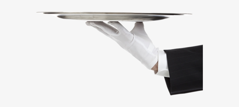 Concierge Service - Butler Hand Png - Free Transparent PNG Download ...