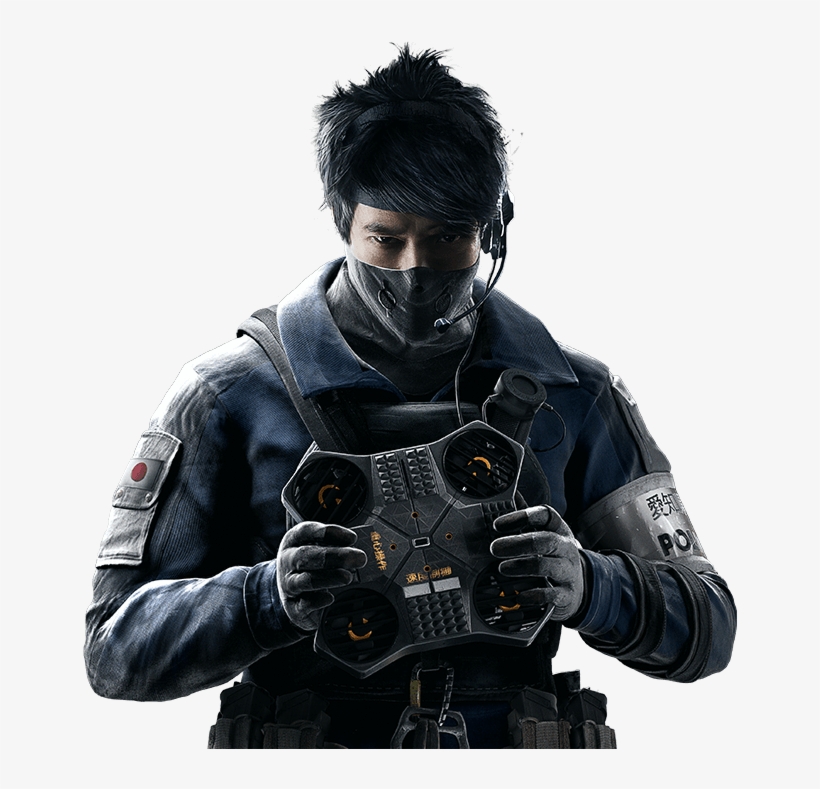 Portrait Echo - Echo From Rainbow Six Siege - Free Transparent PNG ...