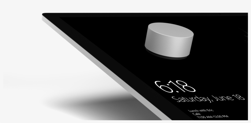 Microsoft Surface Dial Promo Shot - New Microsoft Surface Studio - Free ...