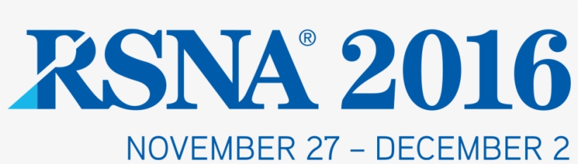 Rsna 2016 Logo, With Dates Png - Radiological Society Of North America ...