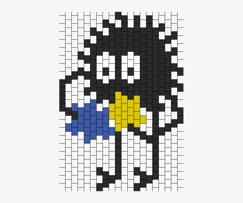 Standing Soot Sprite From Spirited Away Bead Pattern - Bead - Free ...