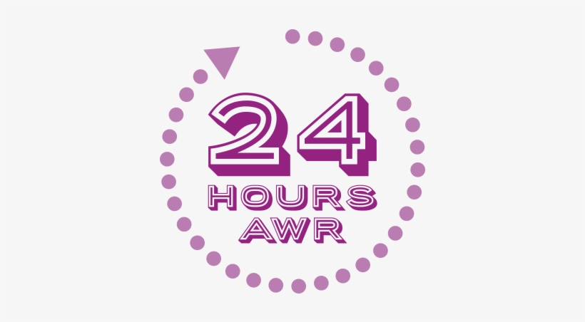 24 Hours Pink Png - Free Transparent PNG Download - PNGkey