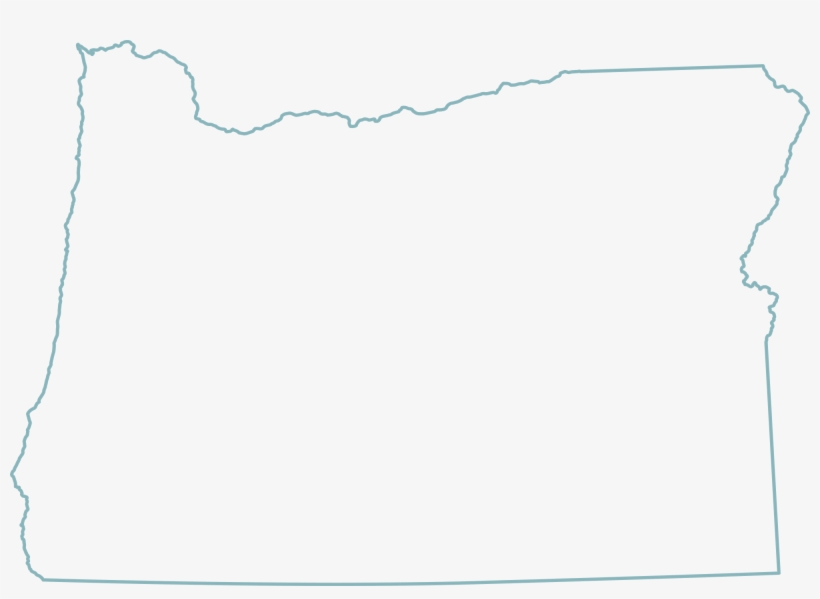 Oregon Outline - Transparent Oregon Outline - Free Transparent PNG ...