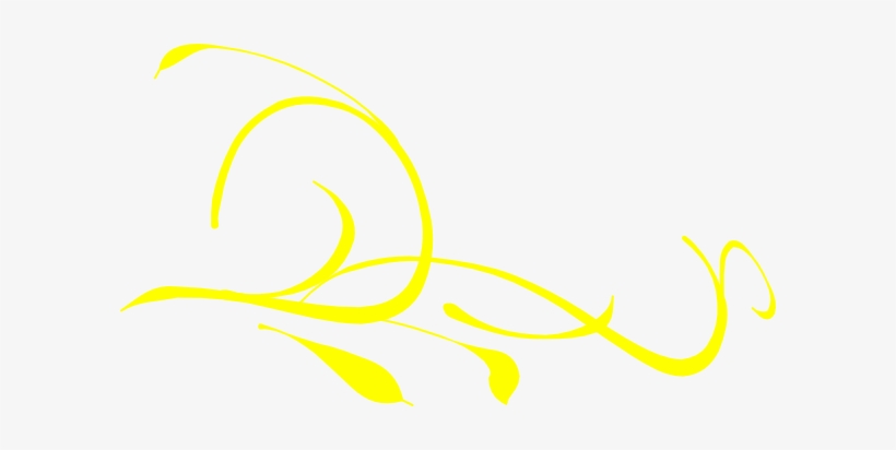 Yellow Floral Corner Vector Clip Art - Yellow Flower Corner Vector ...