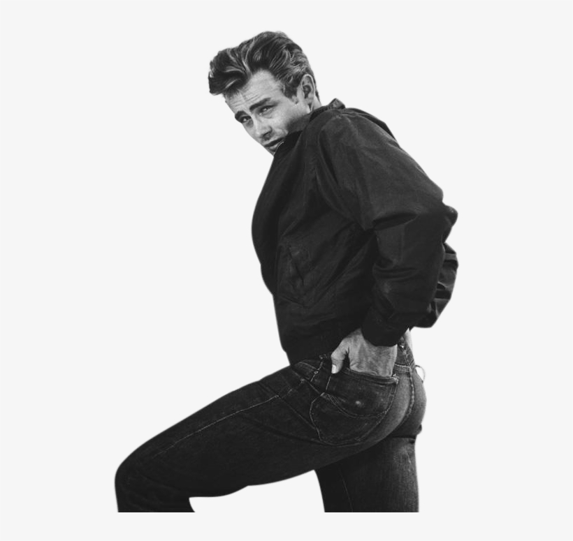 James Dean 1955 0861 - James Dean Denim Jeans - Free Transparent PNG ...