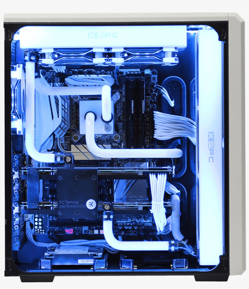 Custom Liquid Cooled Gaming Pc - Custom Hardline Watercooling Loop ...