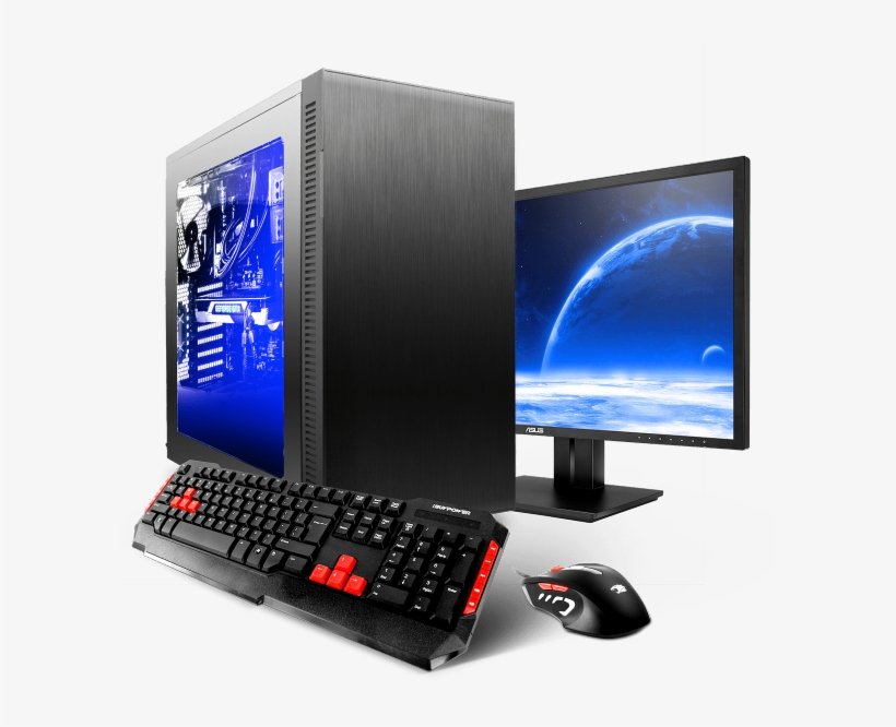 Custom Gaming Pc - Ibuypower Slate Gaming Case - Free Transparent PNG ...