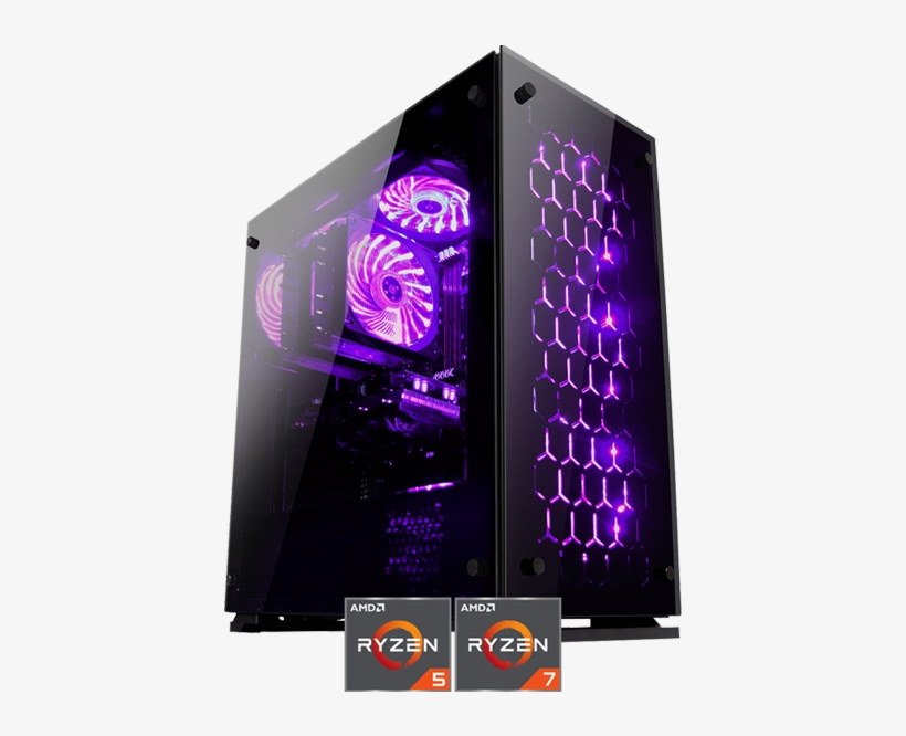 Hst Onyx - Omega X1 Rgb Tempered Glass - Free Transparent PNG Download ...