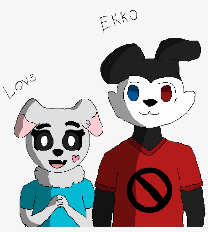 Love And Ekko Request By @ekko - Cartoon - Free Transparent PNG ...