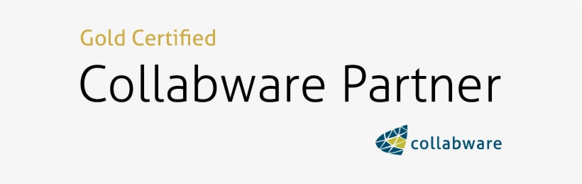 Gravity Union Collabware Partner Gold Horizontal - Gold Microsoft Partner - Free Transparent PNG ...