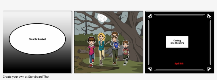 The Quiet Place - Cartoon - Free Transparent PNG Download - PNGkey